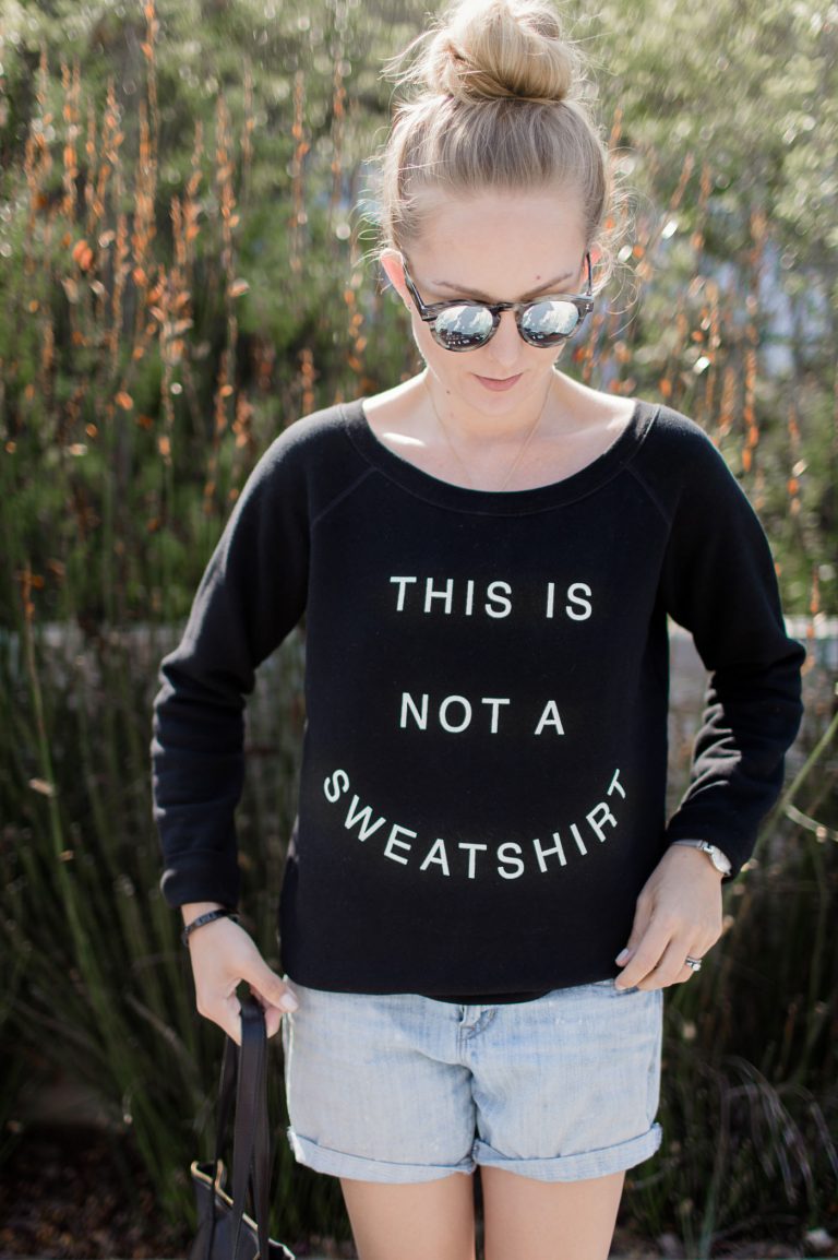 This is Not a Sweatshirt - Hej Doll | Simple modern living by Jessica Doll.