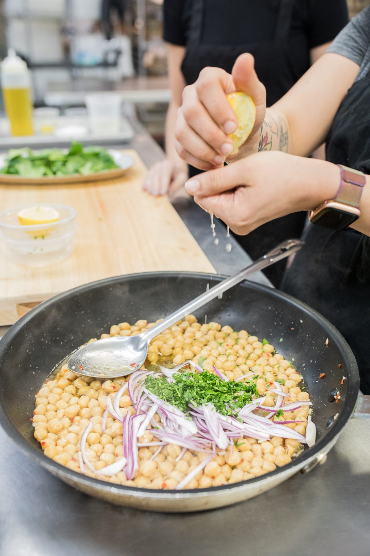 Healthy Warm Chickpea Salad - Hej Doll | Simple modern living by ...